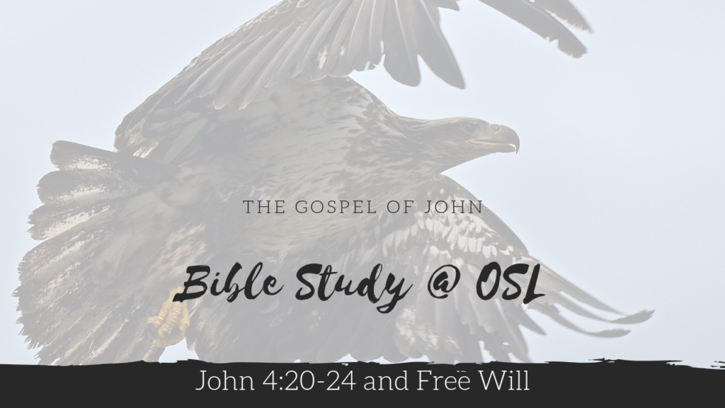 Bible Study OSL John 4 20 24 And Free Will Crucial Productions